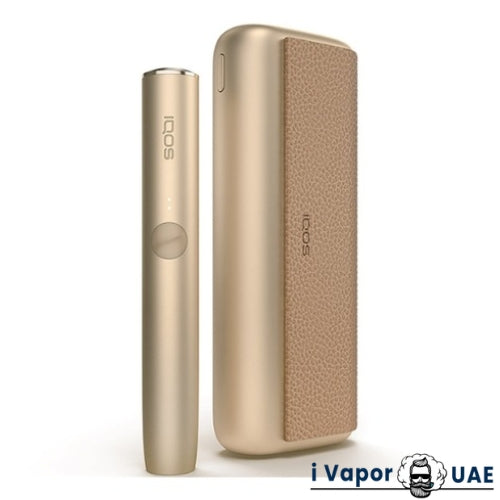 IQOS Iluma Prime Gold Khaki Device – Myle Vape Dubai