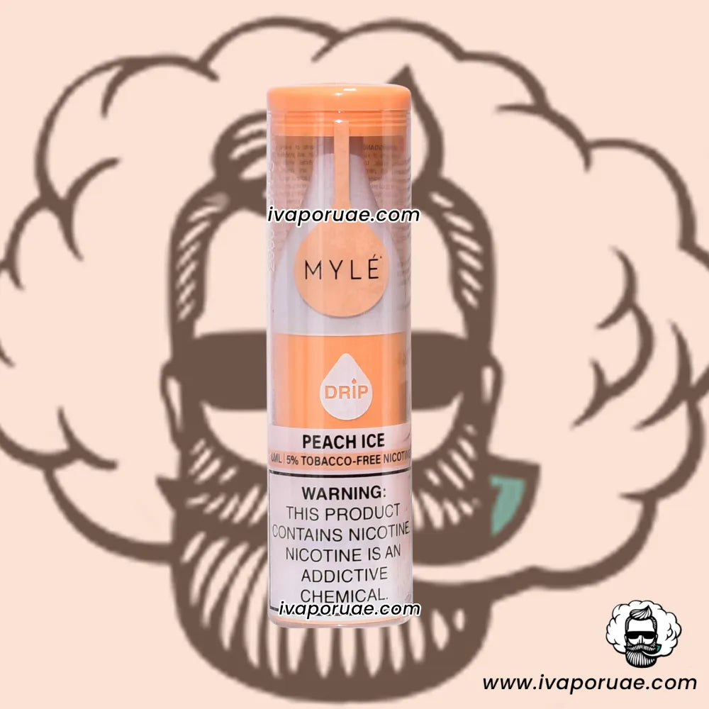 Buy PEACH ICE MYLÉ Drip Disposable Device in UAE, Dubai, Abu Dhabi ...